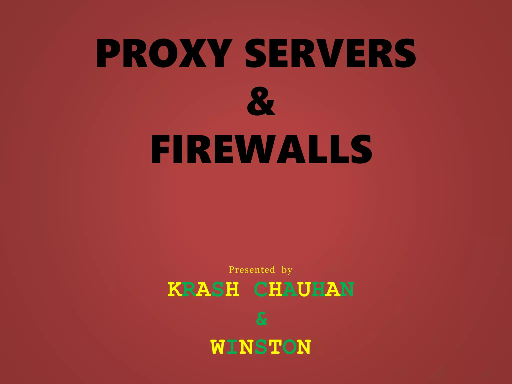 proxy-servers-firewalls- | PPT