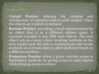 Proxy & adapter pattern | PPT