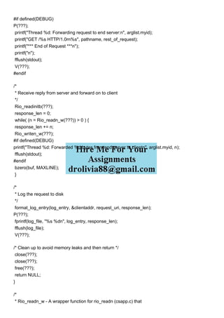 proxyc CSAPP Web proxy NAME IMPORTANT Giv.pdf
