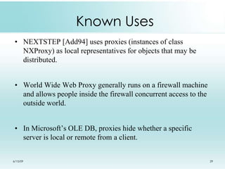 Proxy Design Pattern | PPTX