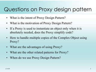 Proxy Design Pattern | PPTX