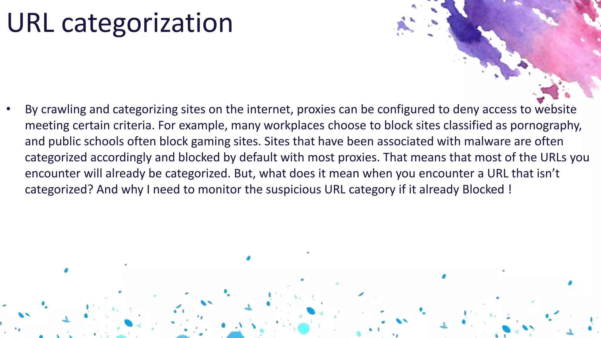 Proxy log review and use cases | PPTX | Internet | Computing