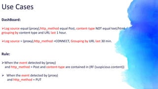 Proxy log review and use cases | PPTX