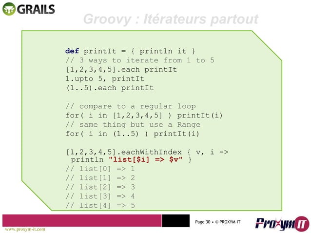 Présentation Du Framework Grails Ppt