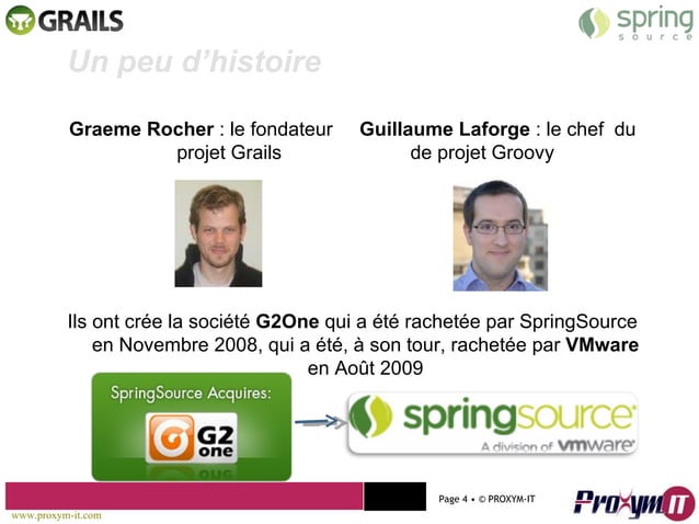Présentation du framework Grails | PPT