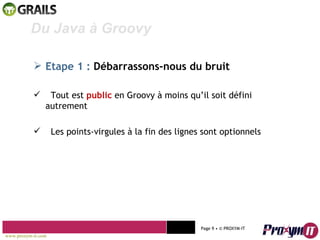 Présentation du framework Grails | PPT