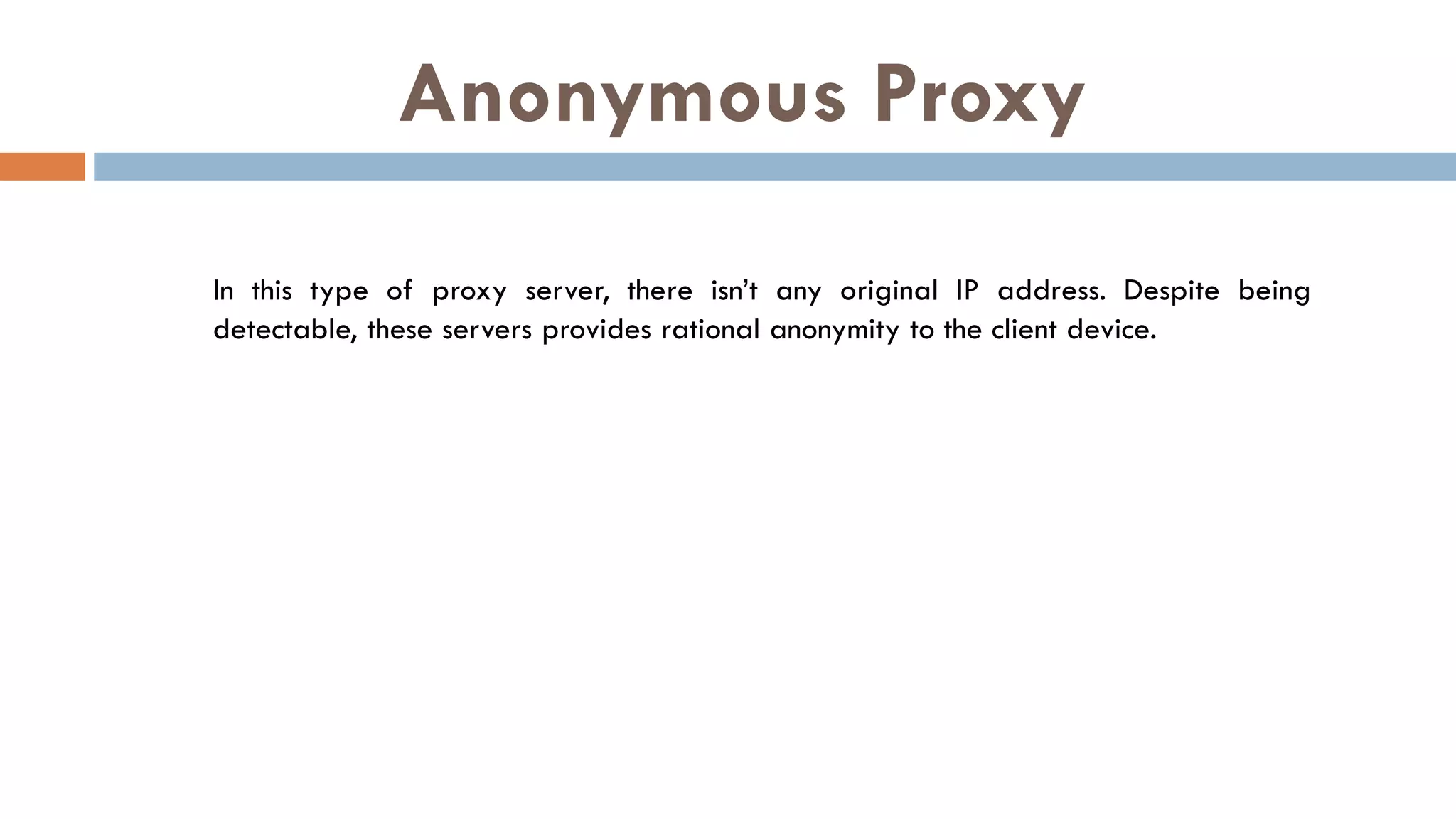 Proxy Server: A Comprehensive Guide | PPTX