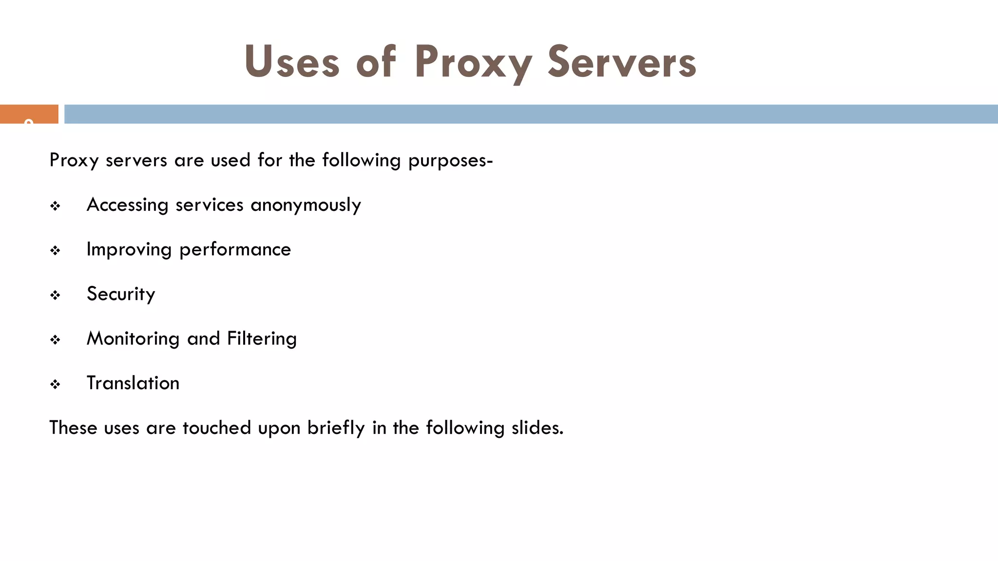 Proxy Server: A Comprehensive Guide | PPTX