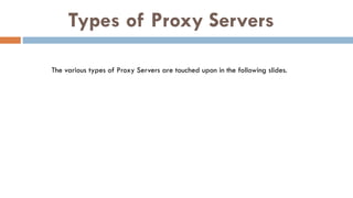 Proxy Server: A Comprehensive Guide | PPTX