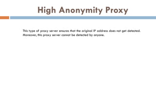 Proxy Server: A Comprehensive Guide | PPTX