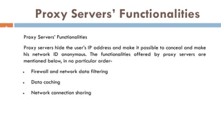 Proxy Server: A Comprehensive Guide | PPTX