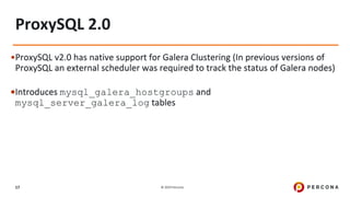 Proxy SQL 2.0 with PXC | PPT