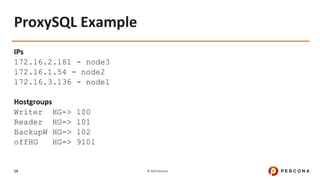 Proxy SQL 2.0 with PXC | PPT