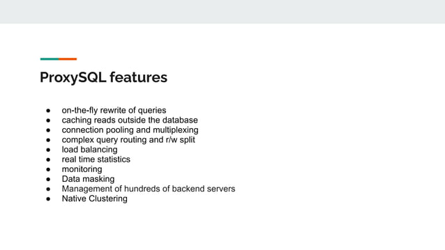 ProxySQL in the Cloud | PPT