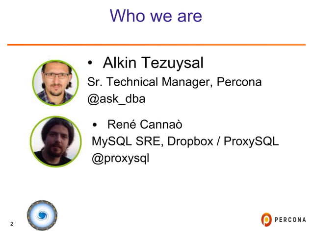 Proxysql Use Case Scenarios Plam 2016 Ppt