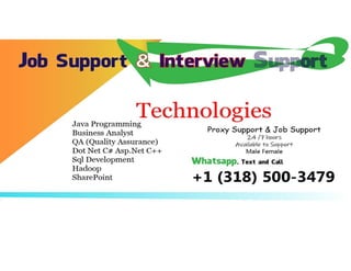 Proxy support and interview support.pdf