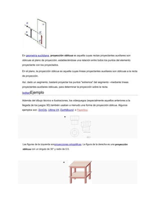 Proyección cónica | DOCX