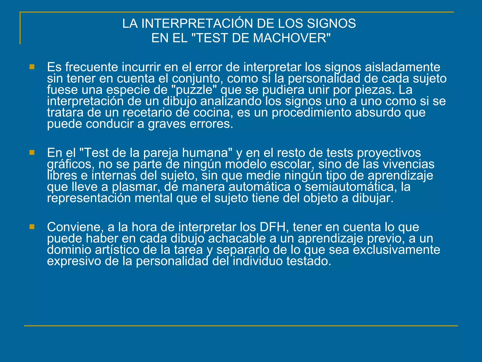Proyeccion De La Personalidad En El Dibujo De La Figura Humana | PPT