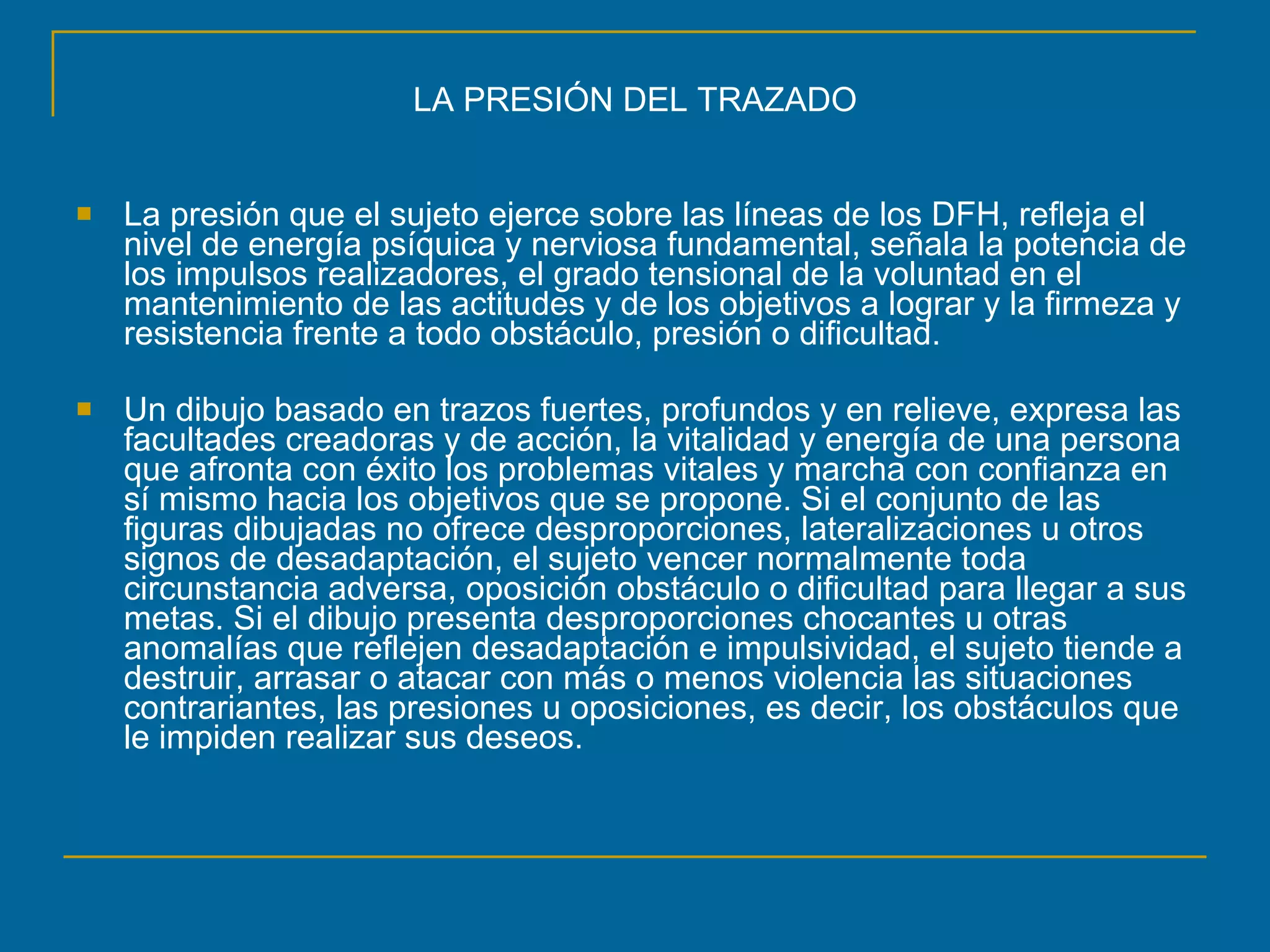 Proyeccion De La Personalidad En El Dibujo De La Figura Humana | PPT