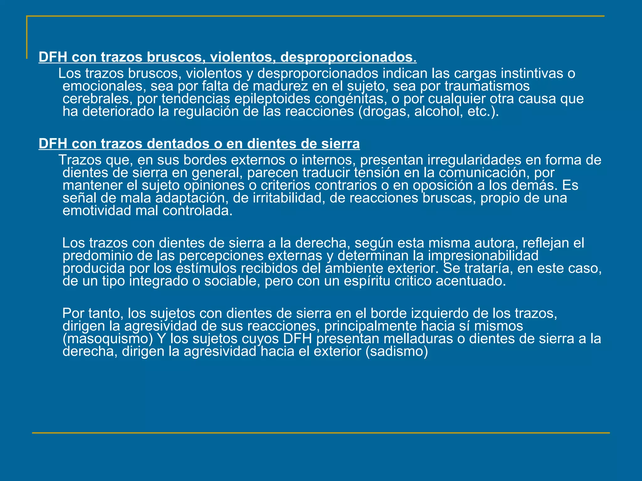 Proyeccion De La Personalidad En El Dibujo De La Figura Humana | PPT