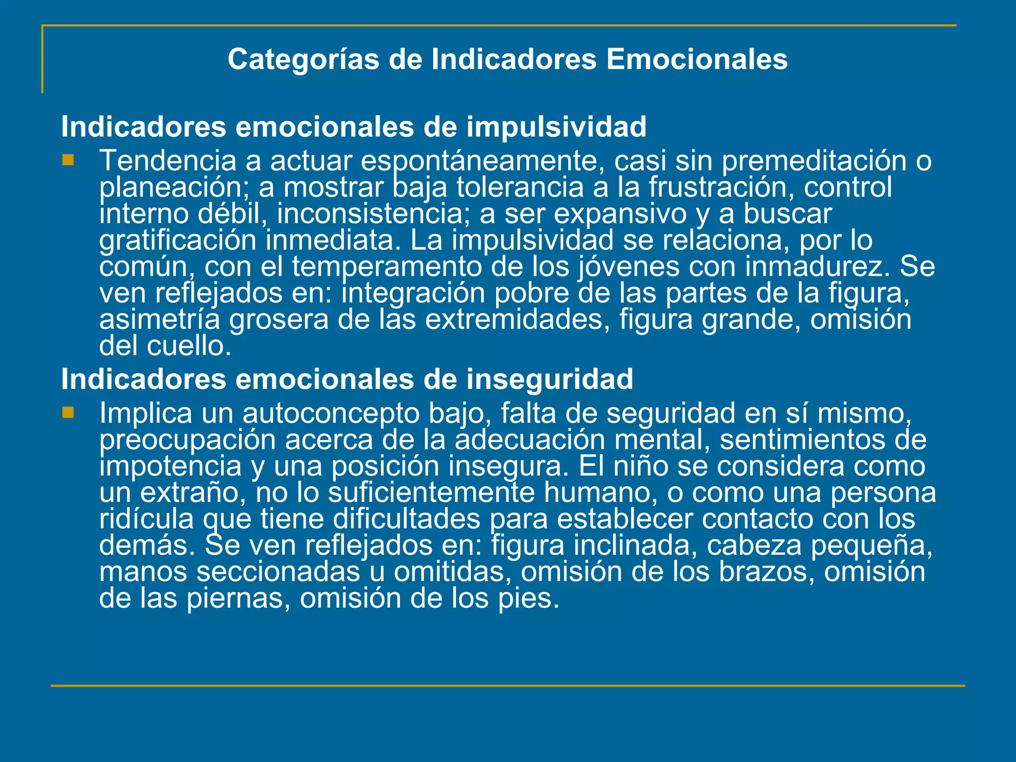 Proyeccion De La Personalidad En El Dibujo De La Figura Humana | PPT
