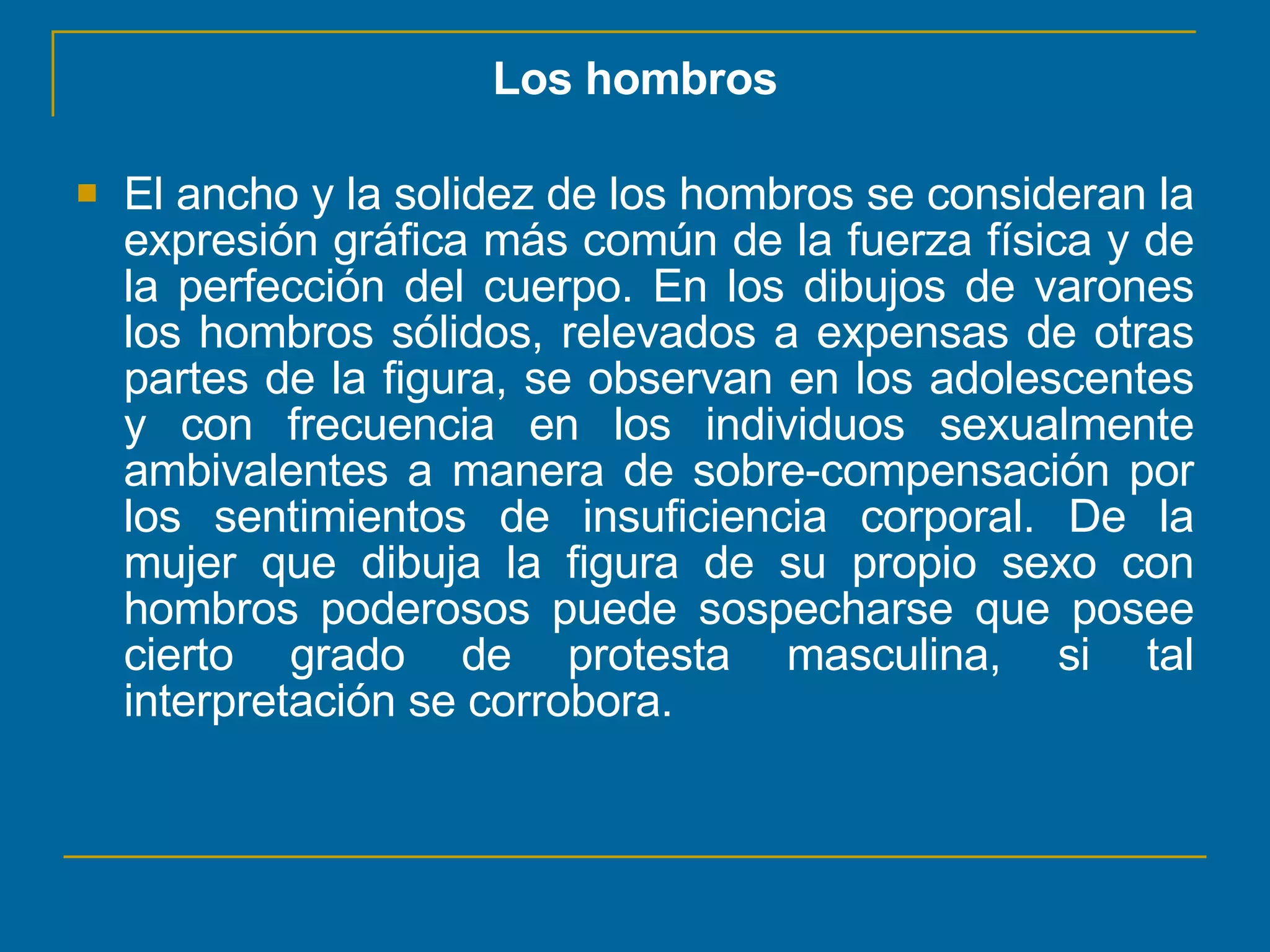 Proyeccion De La Personalidad En El Dibujo De La Figura Humana | PPT