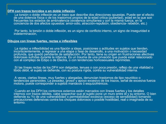 Proyeccion De La Personalidad En El Dibujo De La Figura Humana | PPT