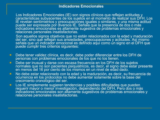 Proyeccion De La Personalidad En El Dibujo De La Figura Humana | PPT