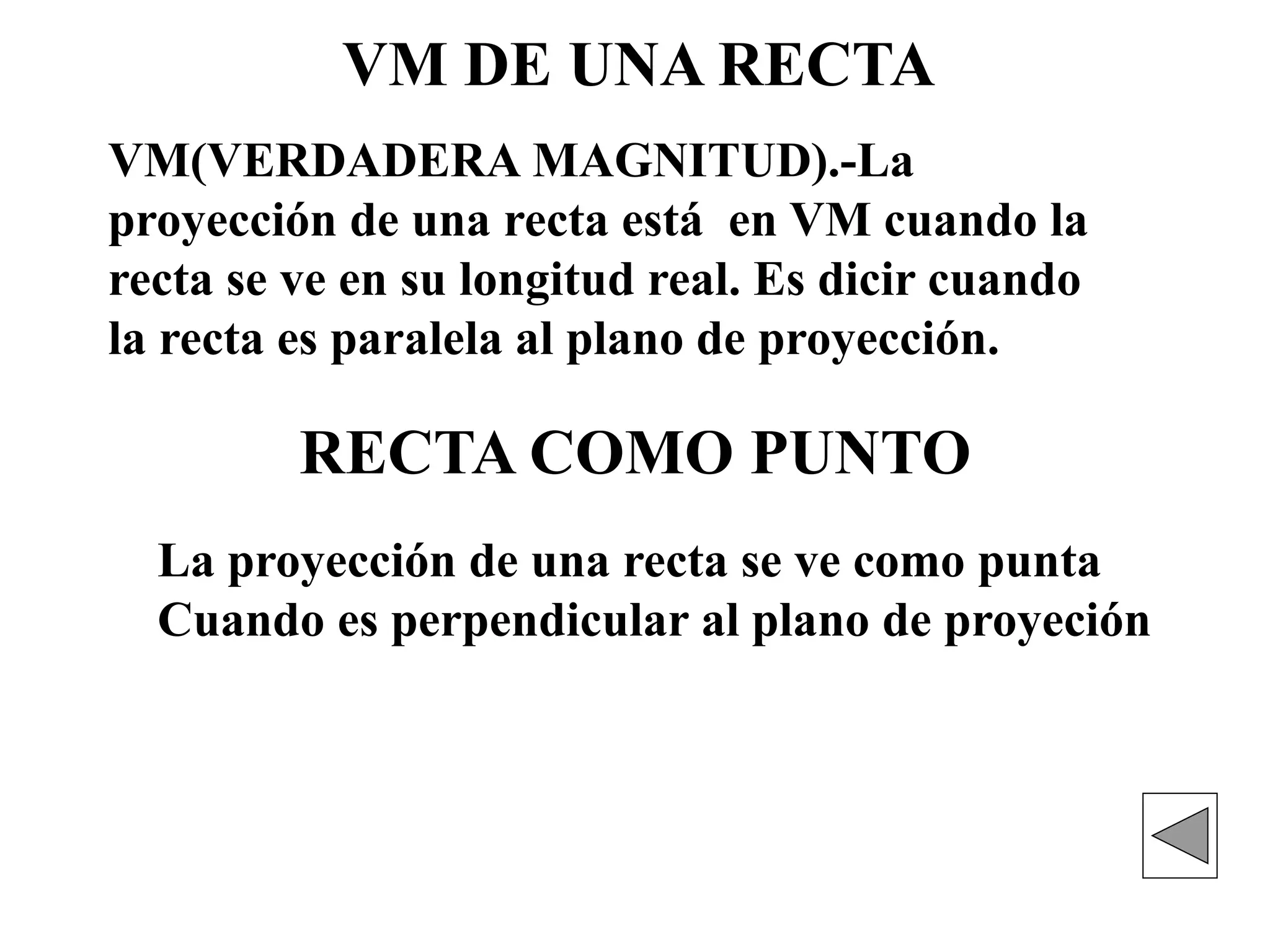 Proyeccion recta | PPT