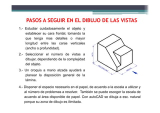 Proyecciones y vistas de un objeto | PDF