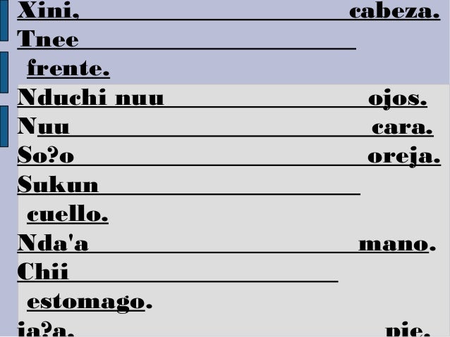 Proyec lengua mixteca