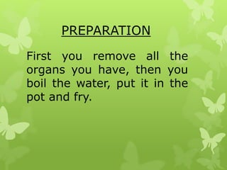 Food & tradition: Fried Tarantulas | PPTX | Cooking | Food & Drink