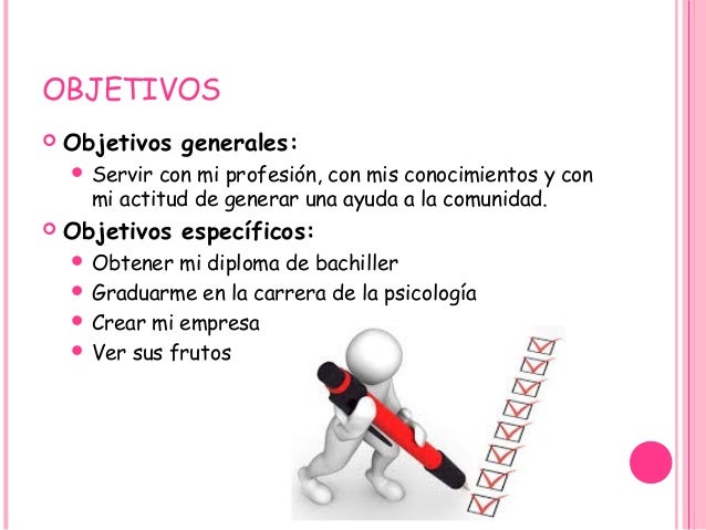 Objetivos Generales Y Especficos De Un Proyecto