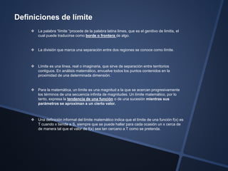 Aplicación de límites en la Arquitectura | PPTX