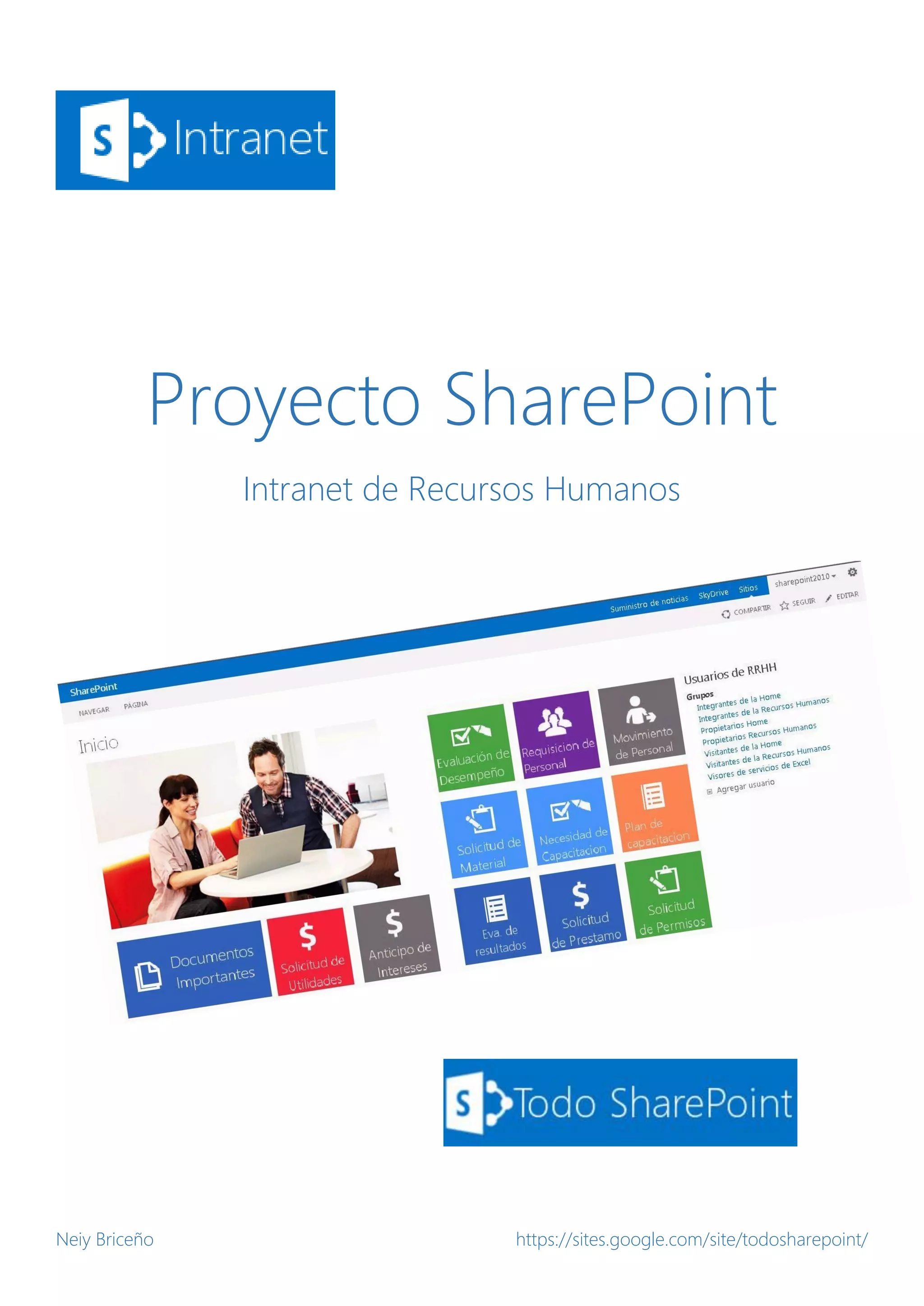 Proyecto Intranet SharePoint | PDF | Free Download