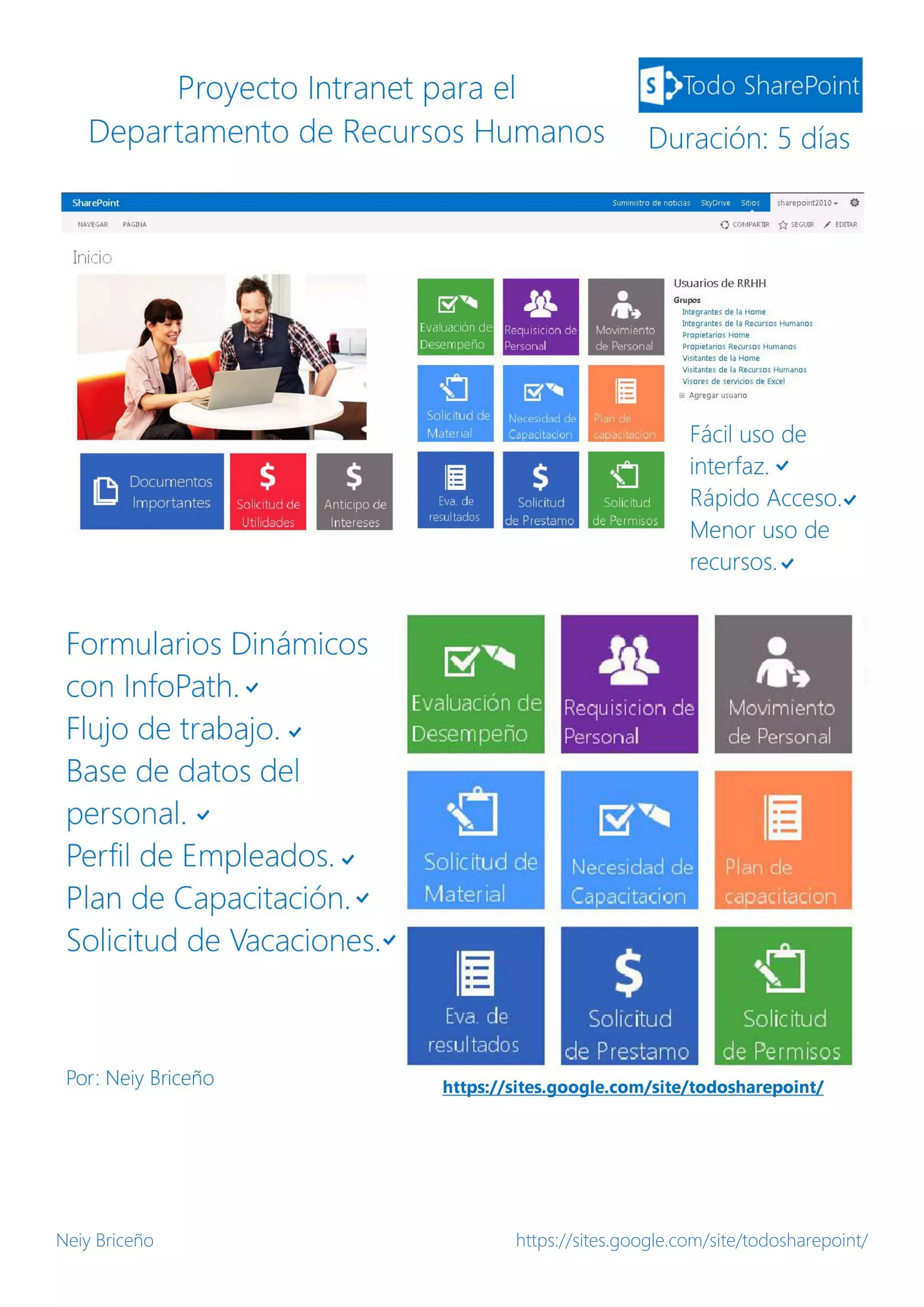 Proyecto Intranet SharePoint | PDF