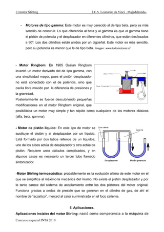 Proyecto stirling-2010-ies-leonardo-da-vinci | PDF