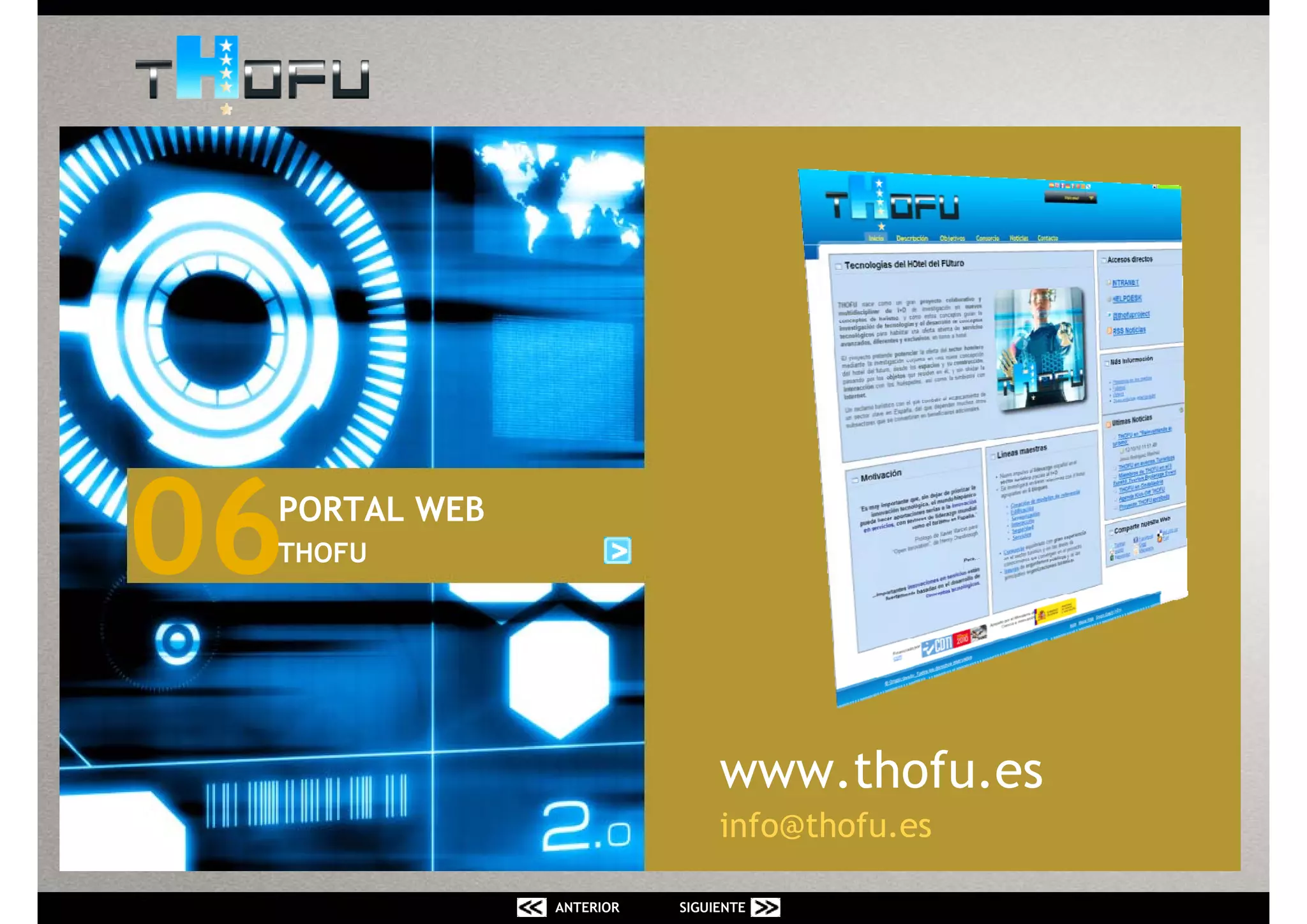 Introducción al Proyecto THoFu - el hotel del futuro | PDF