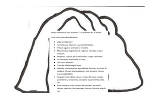 Proyecto animales en otoño, fichas, dibujos, y demás recursos | PDF