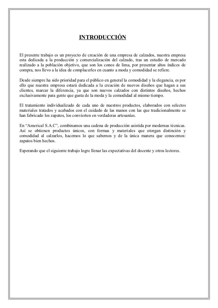 Ejemplo De Proyecto De Creacion De Una Empresa Compartir Ejemplos ... Ejemplo De Proyecto De Creacion De Una Empresa Compartir Ejemplos ...