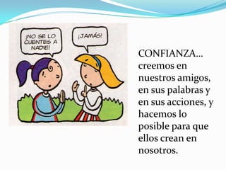 Proyecto conflicto la amistad | PPTX