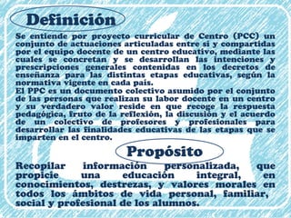 Proyecto Educativo De Centro Y Proyecto Curricular De Centro – YGGD