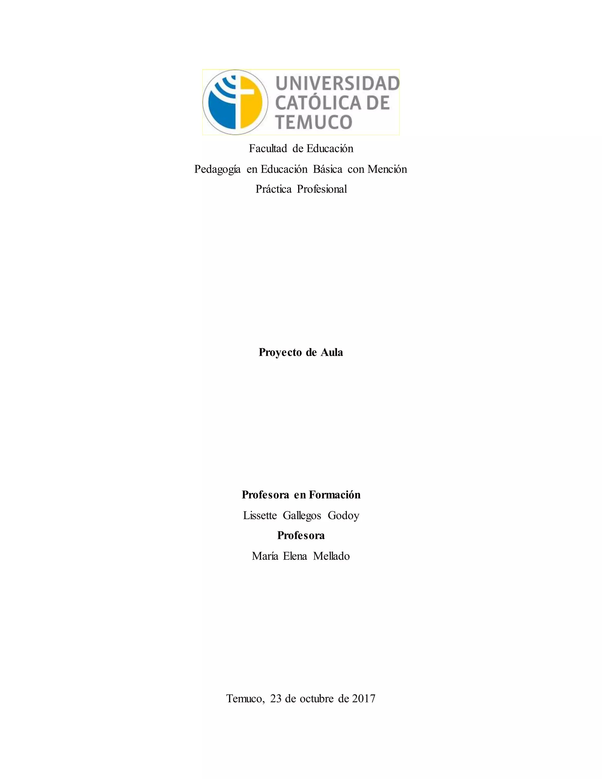 Proyecto de aula | PDF