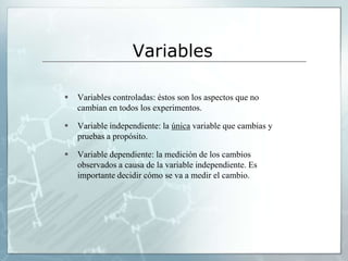Proyecto de ciencias | PPTX