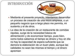 Proyecto de comidas | PPTX | Food Industry | Industries