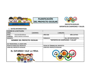 Proyecto de deportes | DOCX