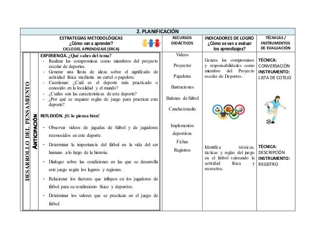 Proyecto de deportes