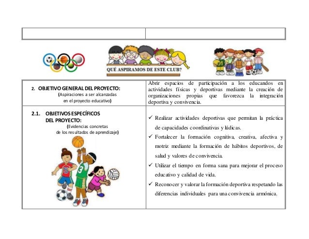Proyecto de deportes