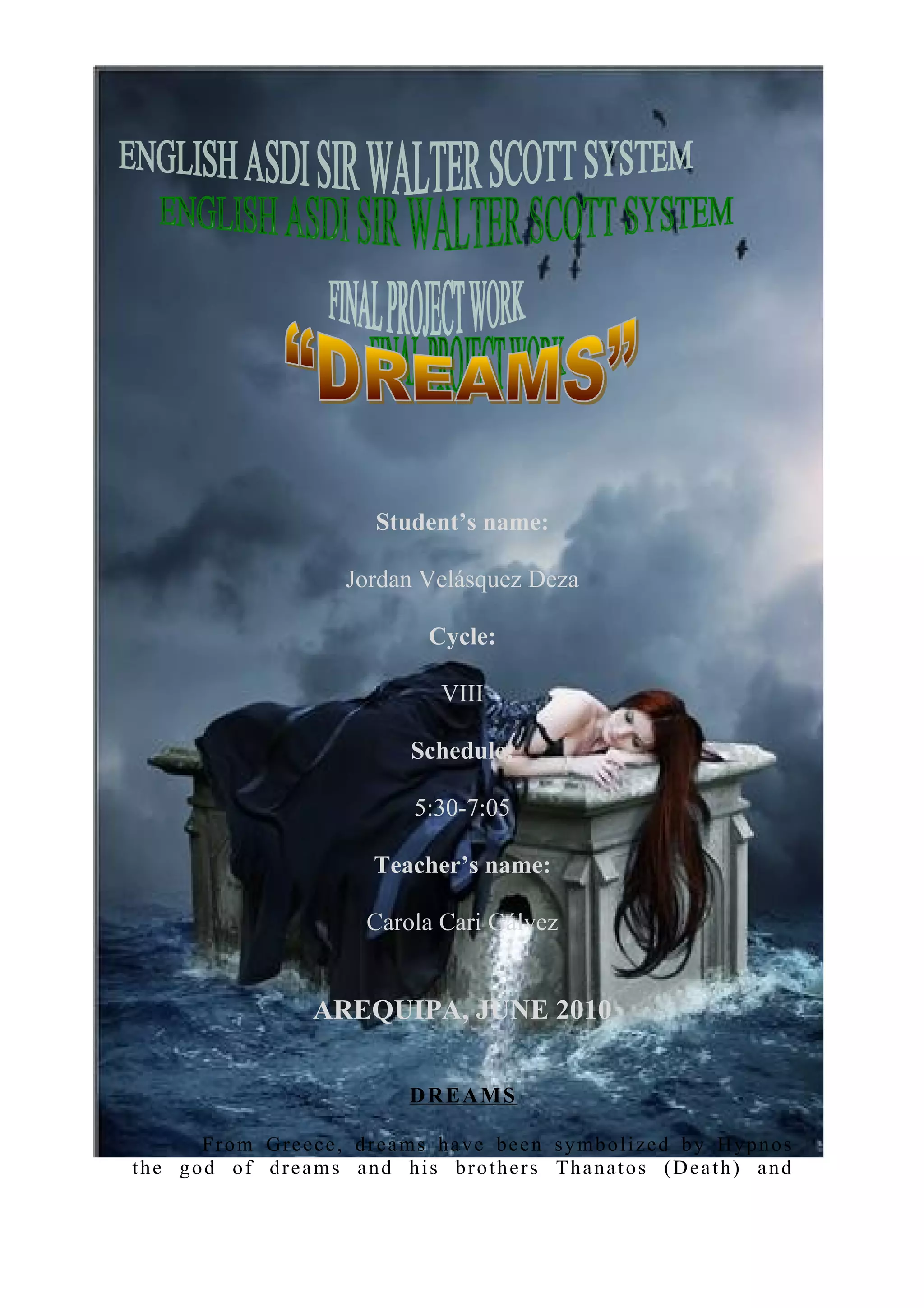 Proyecto de ingles, english proyect ASDI | DOC