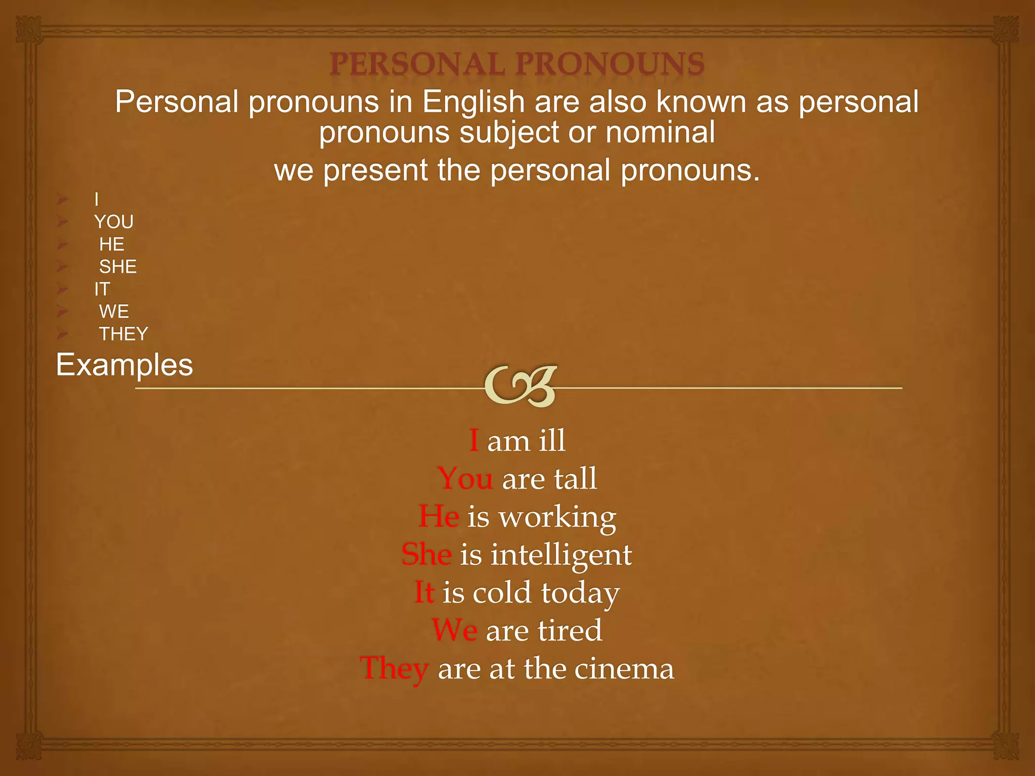 Proyecto de ingles | PPTX